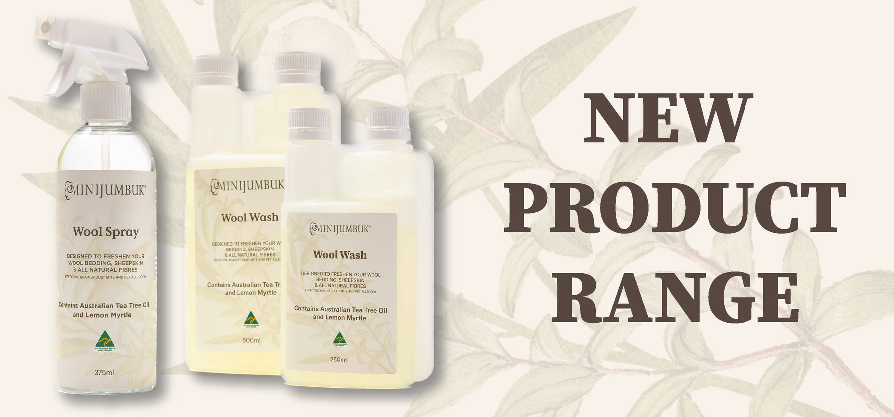 Introducing MiniJumbuk's Wool Wash and Wool Spray