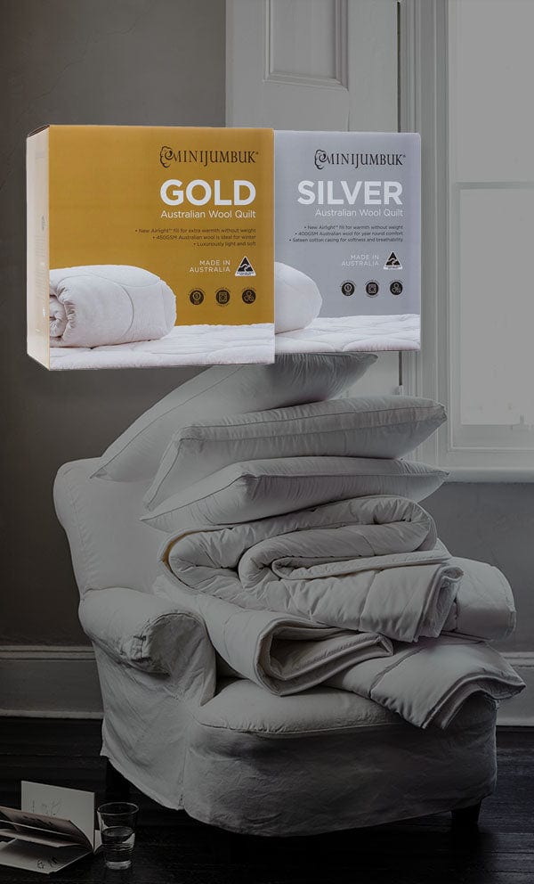 Australian Wool Quilts, Pillows, Toppers and Clothing | MiniJumbuk